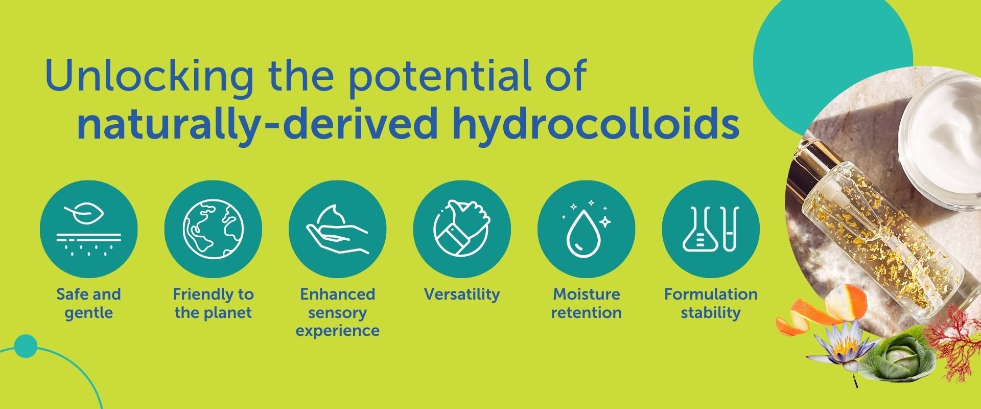 Harness the potential of naturally derived hydrocolloids in Personal ...